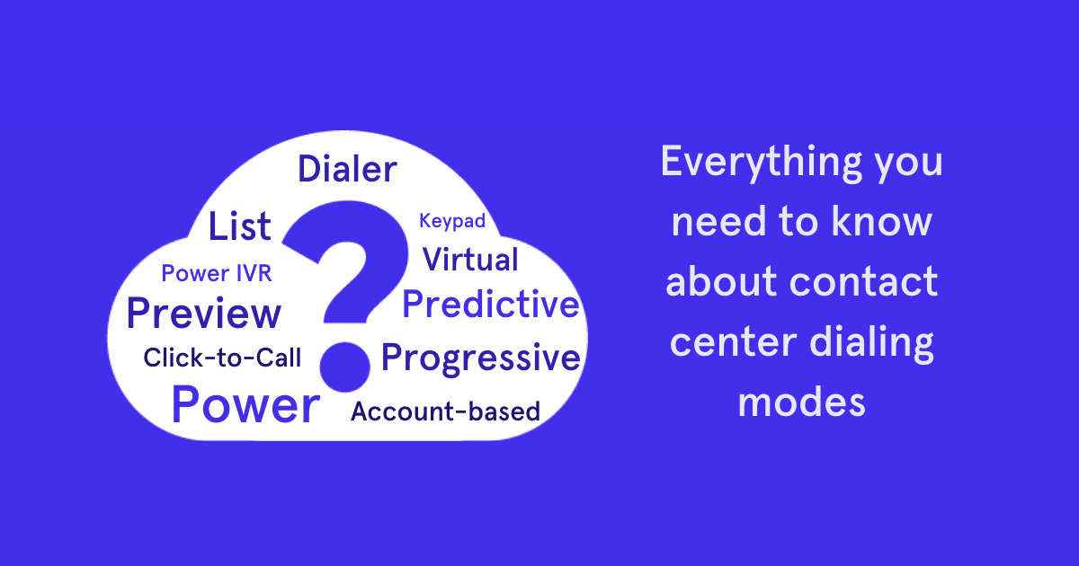 Contact Center Dialer Modes: Everything you need to know