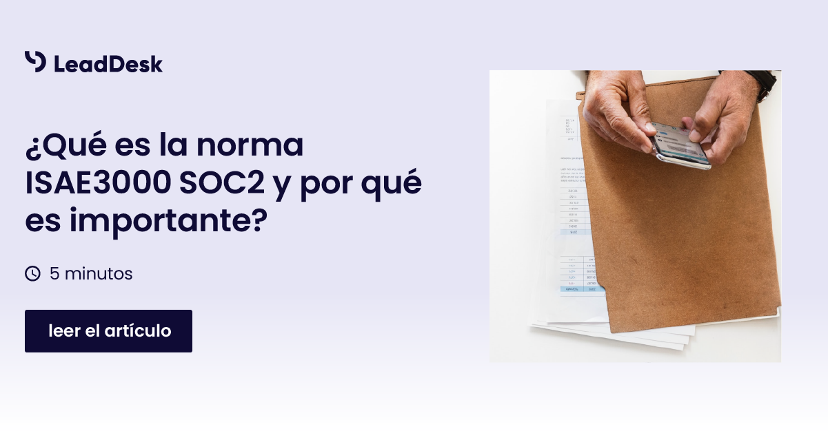 ¿Qué es la norma ISAE3000 SOC 2 y por qué es importante?