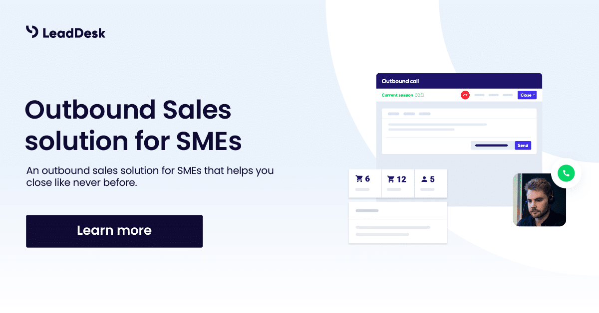 Soluciones de centro de contacto para pymes - LeadDesk