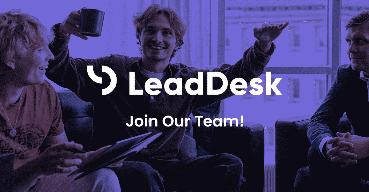 Open Positions at LeadDesk